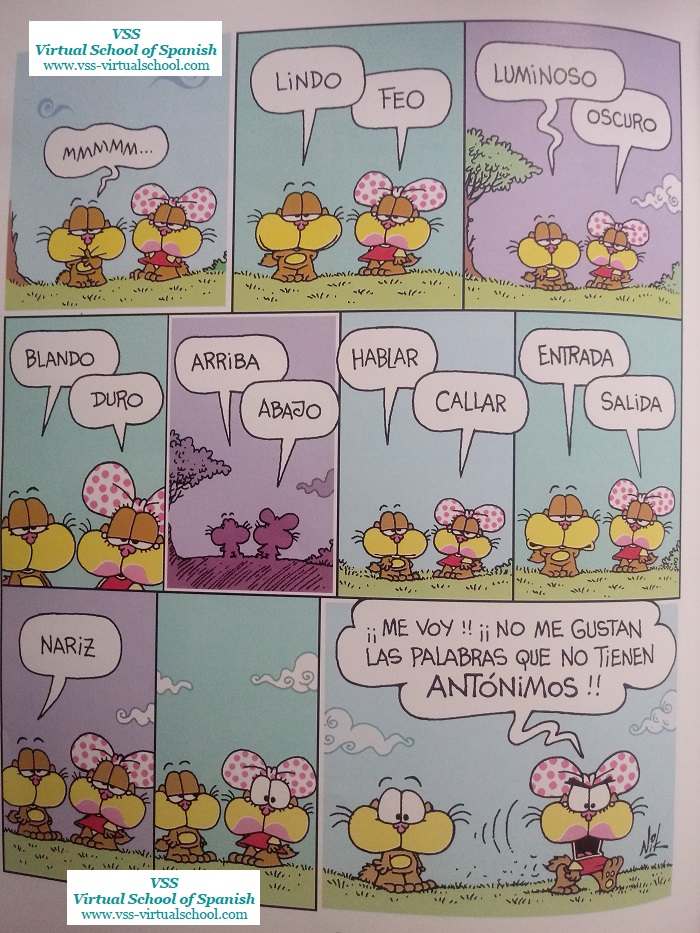 Spanish Antonyms | VSS-VirtualSchool